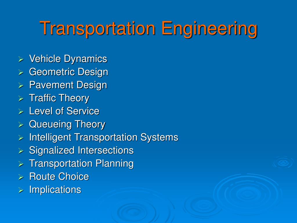 PPT - Transportation Engineering PowerPoint Presentation, free download ...