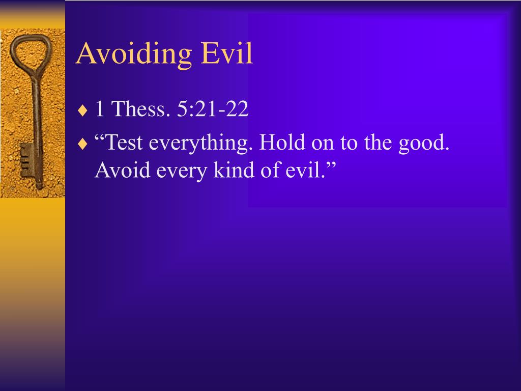 PPT - Avoiding Evil PowerPoint Presentation, free download - ID:647256