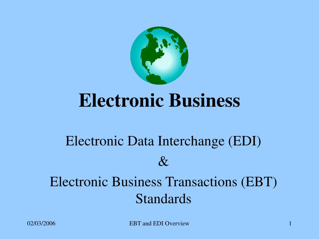 PPT - Electronic Business PowerPoint Presentation, free download - ID ...