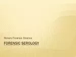 PPT - INTRODUCTION TO FORENSIC SEROLOGY PowerPoint Presentation, free ...