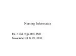 PPT - Nursing, Information and Computer Science: Building Blocks of ...