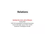 PPT - Relations PowerPoint Presentation, free download - ID:607870