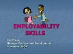 PPT - Introduction to employability skills PowerPoint Presentation ...