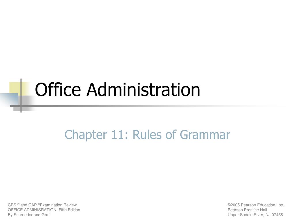 PPT - Office Administration PowerPoint Presentation, free download - ID ...