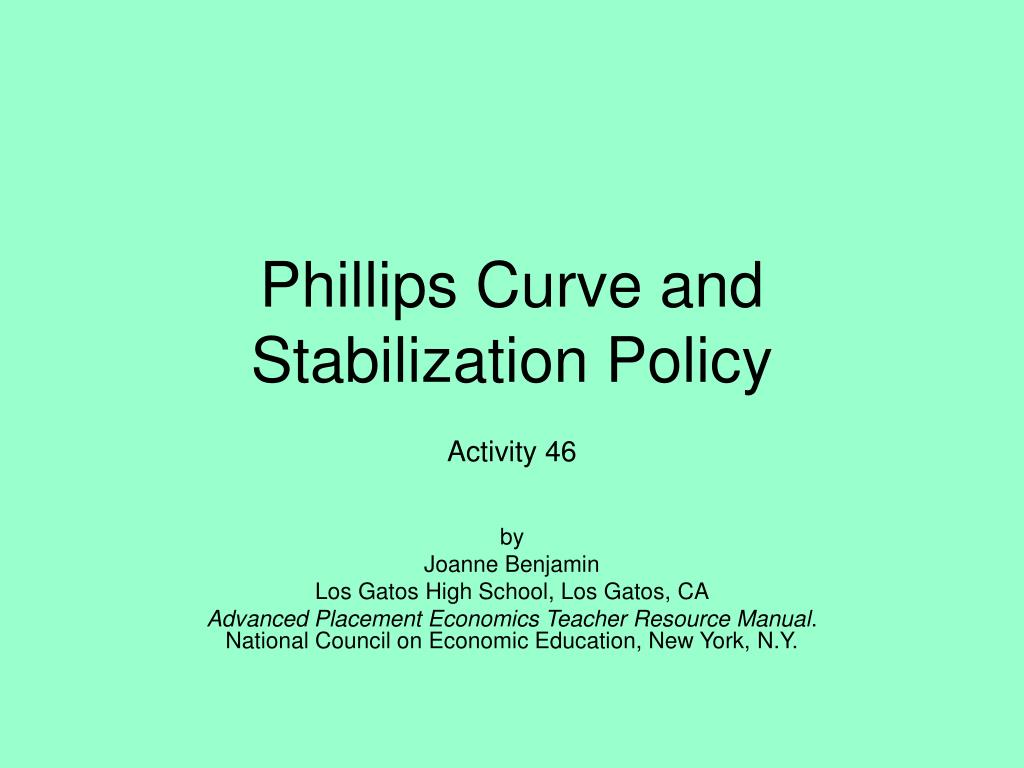 PPT - Phillips Curve and Stabilization Policy PowerPoint Presentation ...