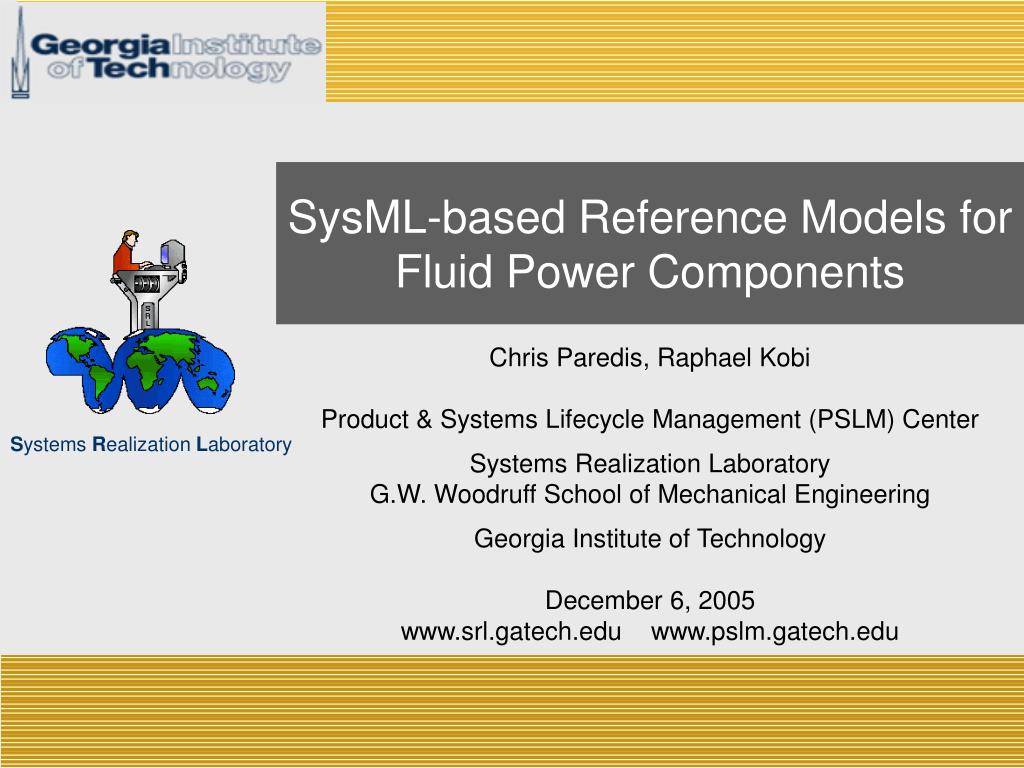 PPT - SysML-based Reference Models for Fluid Power Components PowerPoint Presentation - ID:651057