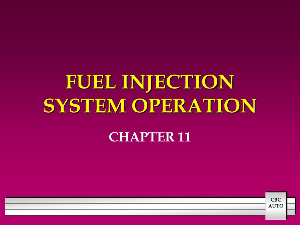 PPT - FUEL INJECTION SYSTEM OPERATION PowerPoint Presentation, free ...