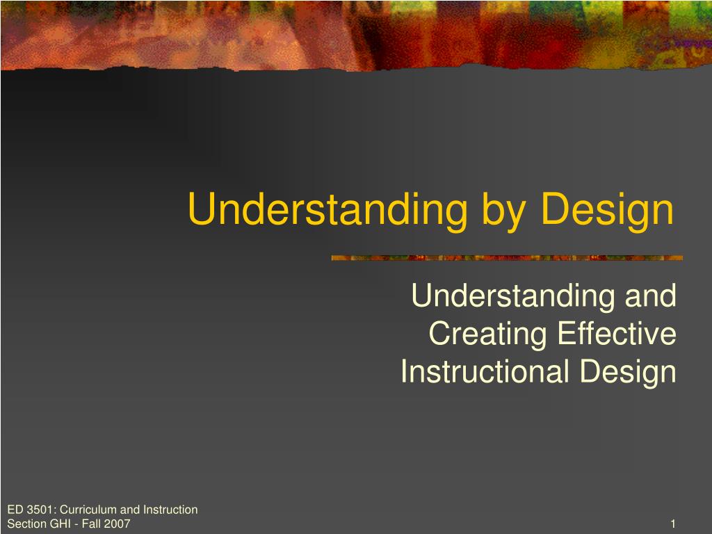 PPT - Understanding by Design PowerPoint Presentation, free download ...