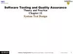 PPT - Software Testing and Quality Assurance Theory and Practice ...