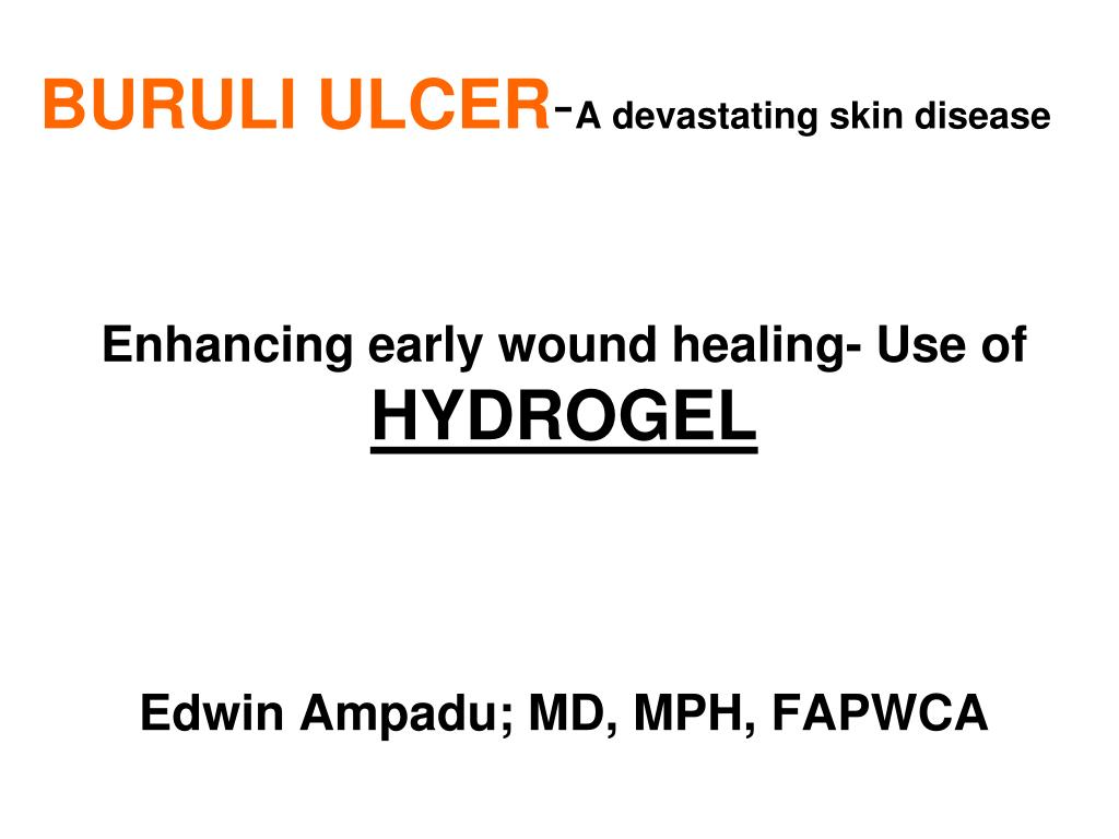 PPT - BURULI ULCER - A devastating skin disease PowerPoint Presentation ...