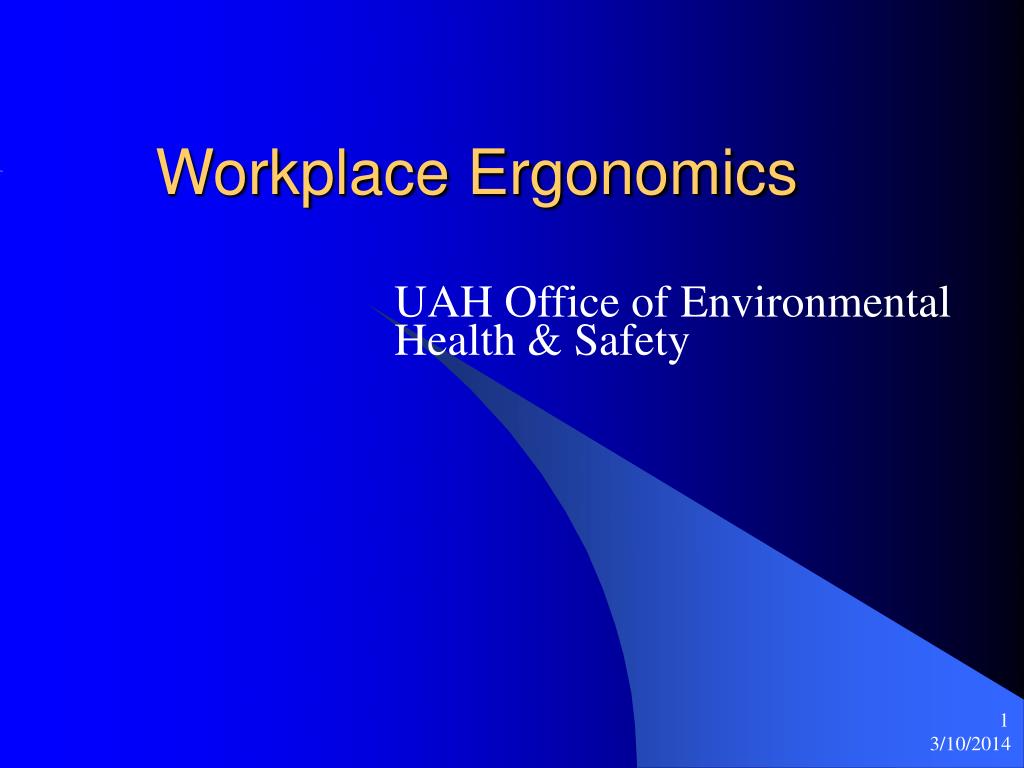 PPT - Workplace Ergonomics PowerPoint Presentation, free download - ID ...