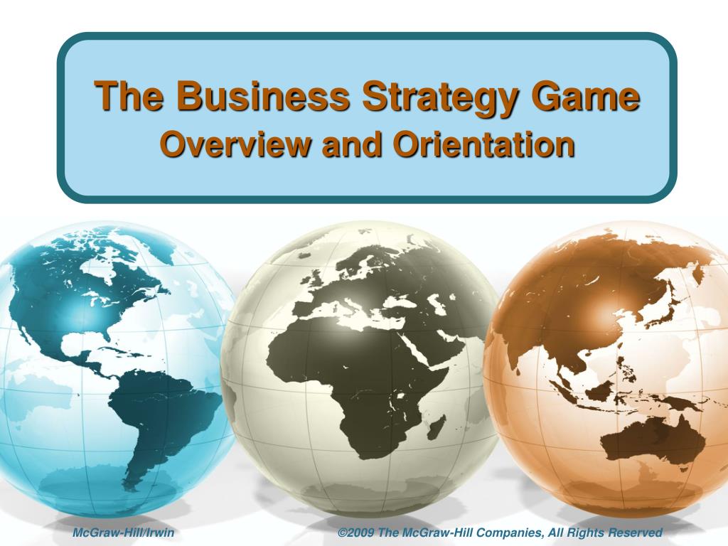 PPT - The Business Strategy Game Overview and Orientation PowerPoint ...