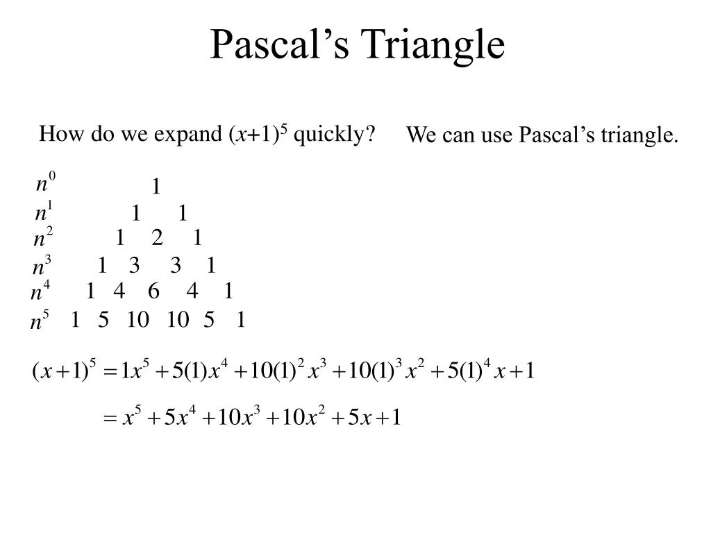 PPT - Pascal’s Triangle PowerPoint Presentation, free download - ID:659164