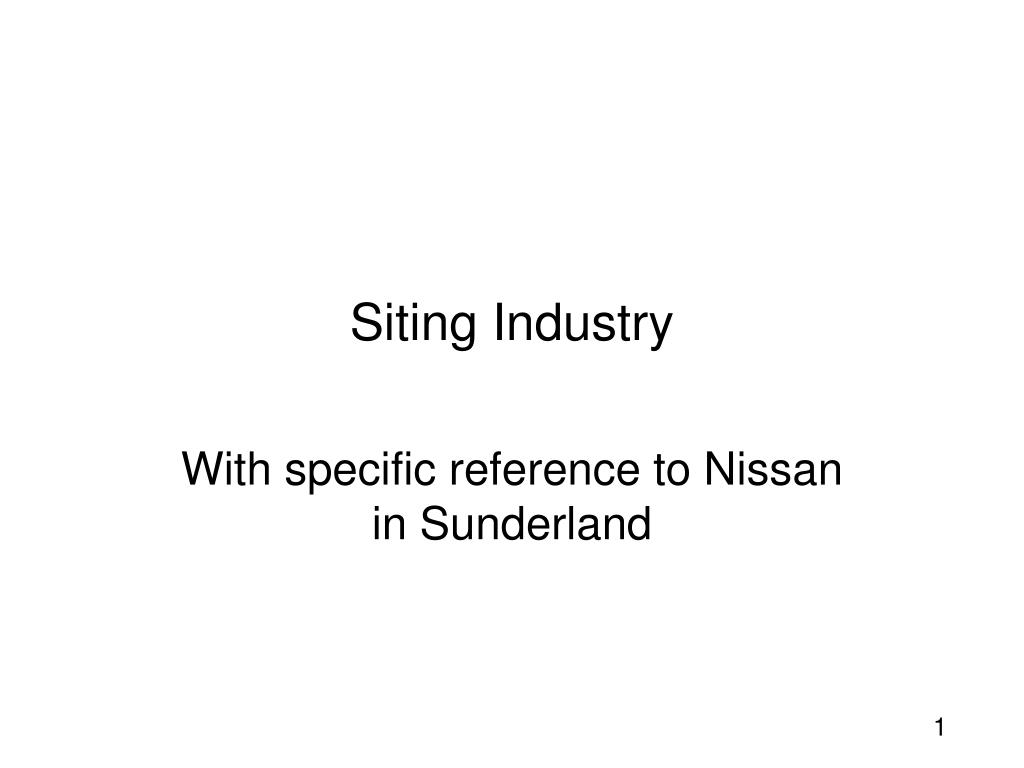 PPT - Siting Industry PowerPoint Presentation, free download - ID:659174
