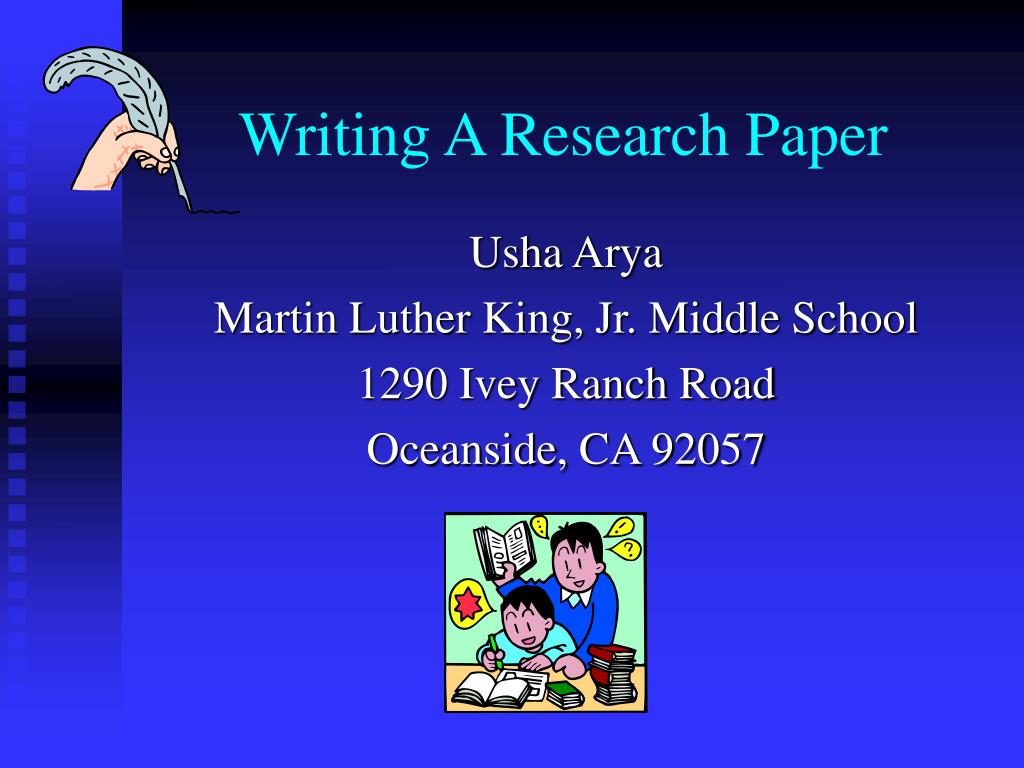 PPT - Writing A Research Paper PowerPoint Presentation, free download ...