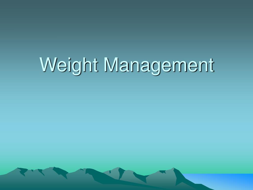 PPT - Weight Management PowerPoint Presentation, free download - ID:660185