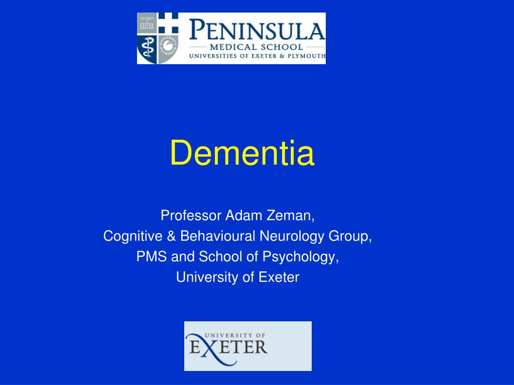 PPT - Dementia PowerPoint Presentation, free download - ID:660315