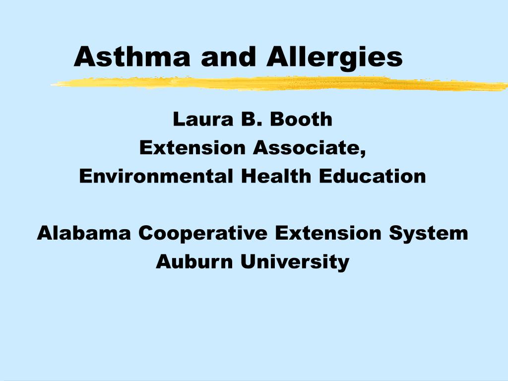 PPT - Asthma and Allergies PowerPoint Presentation, free download - ID ...
