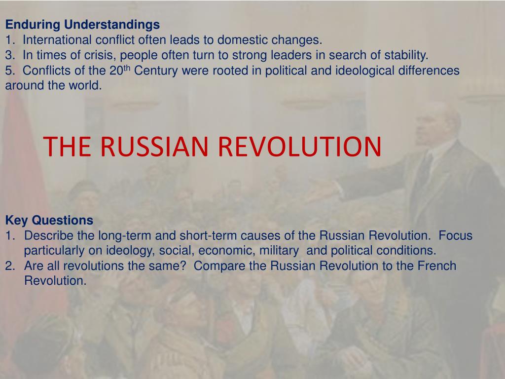 PPT - THE RUSSIAN REVOLUTION PowerPoint Presentation, free download ...