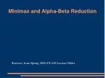 PPT - Minimax with Alpha Beta Pruning PowerPoint Presentation, free download - ID:4353886