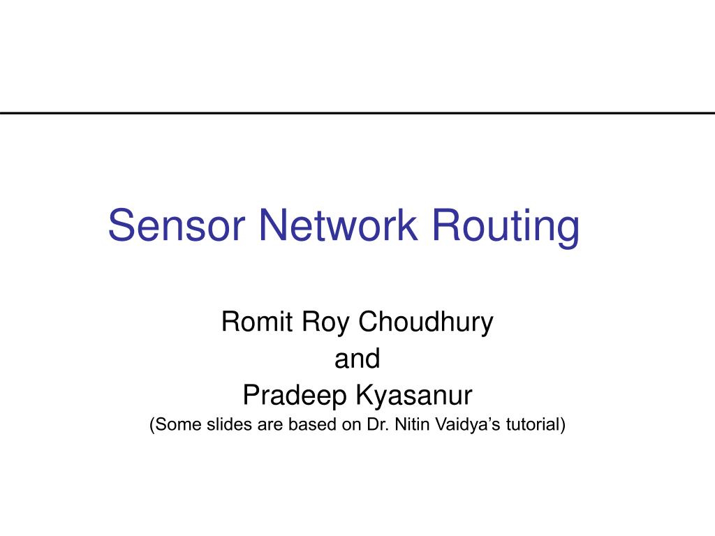 PPT - Sensor Network Routing PowerPoint Presentation, free download - ID:665745