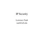 PPT - Lecture 05 IP Security PowerPoint Presentation, free download ...