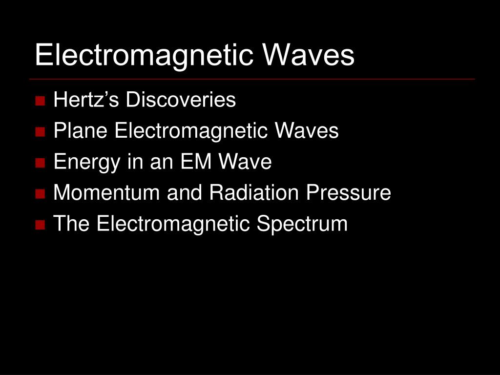 PPT - Electromagnetic Waves PowerPoint Presentation, free download - ID ...