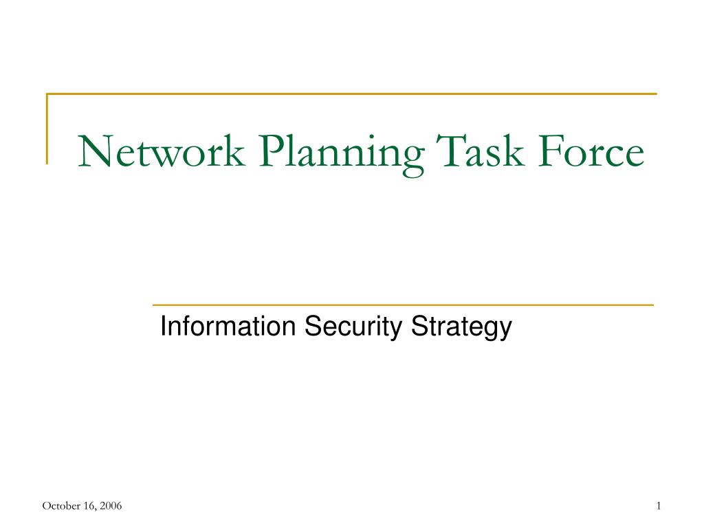PPT - Network Planning Task Force PowerPoint Presentation, free ...