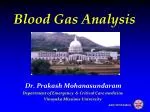 PPT - Blood Gas Analysis PowerPoint Presentation, free download - ID ...