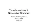 PPT - Transformational Generative grammar PowerPoint Presentation, free ...