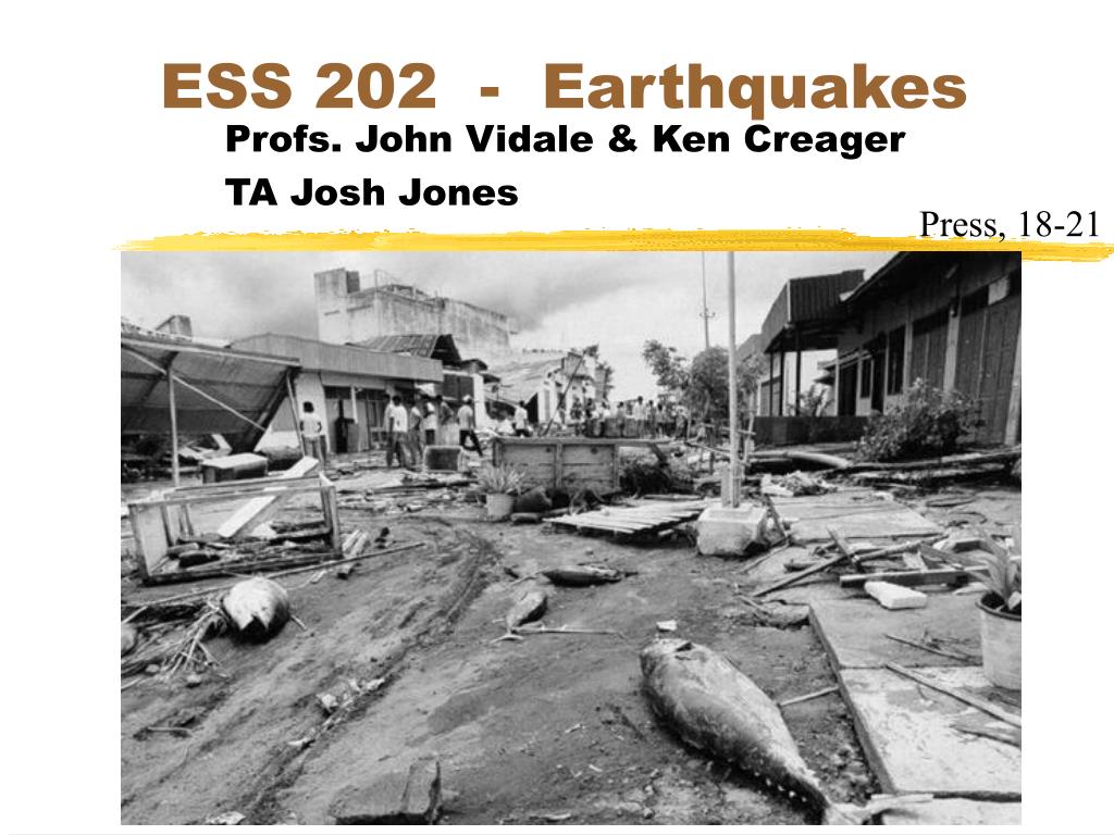 PPT - ESS 202 - Earthquakes PowerPoint Presentation, free download - ID ...