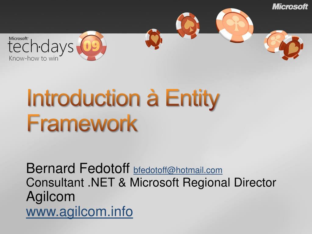 PPT - Introduction à Entity Framework PowerPoint Presentation, free ...