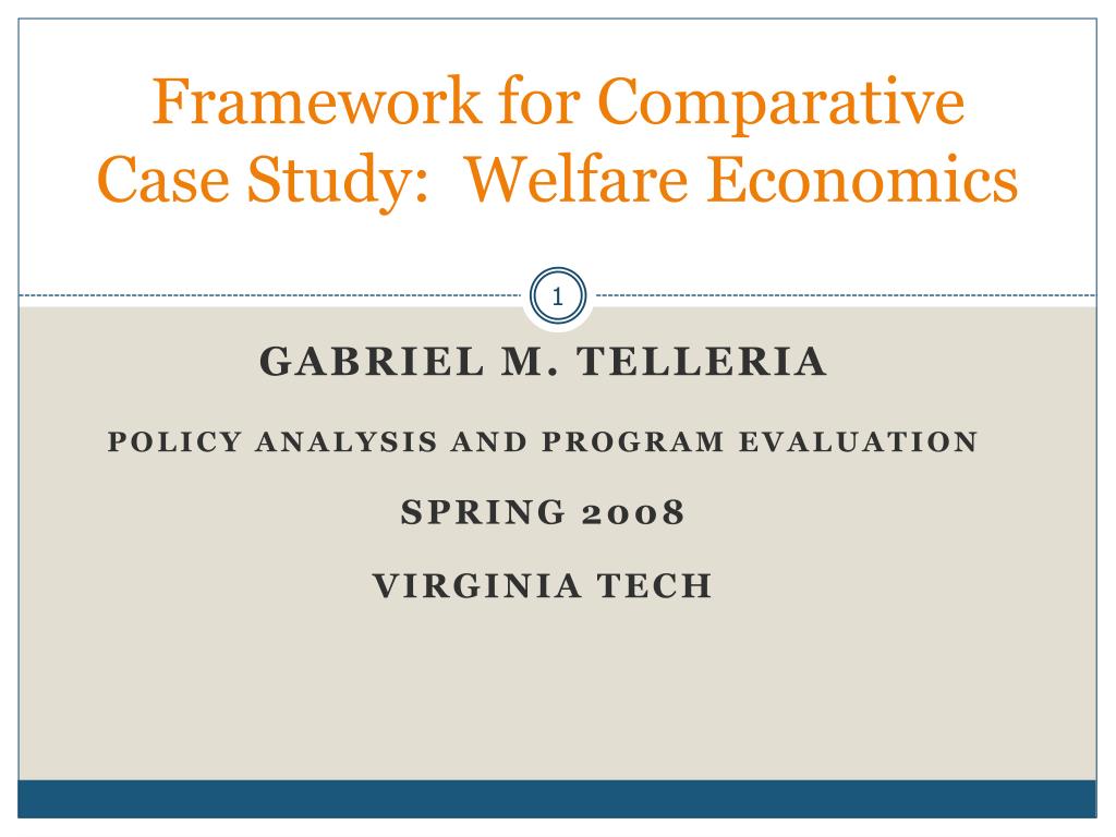PPT - Framework for Comparative Case Study: Welfare Economics ...