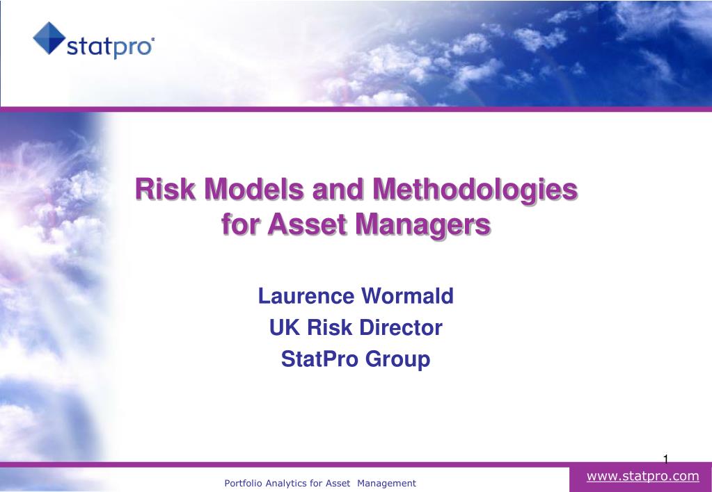 PPT - Risk Models and Methodologies for Asset Managers PowerPoint ...