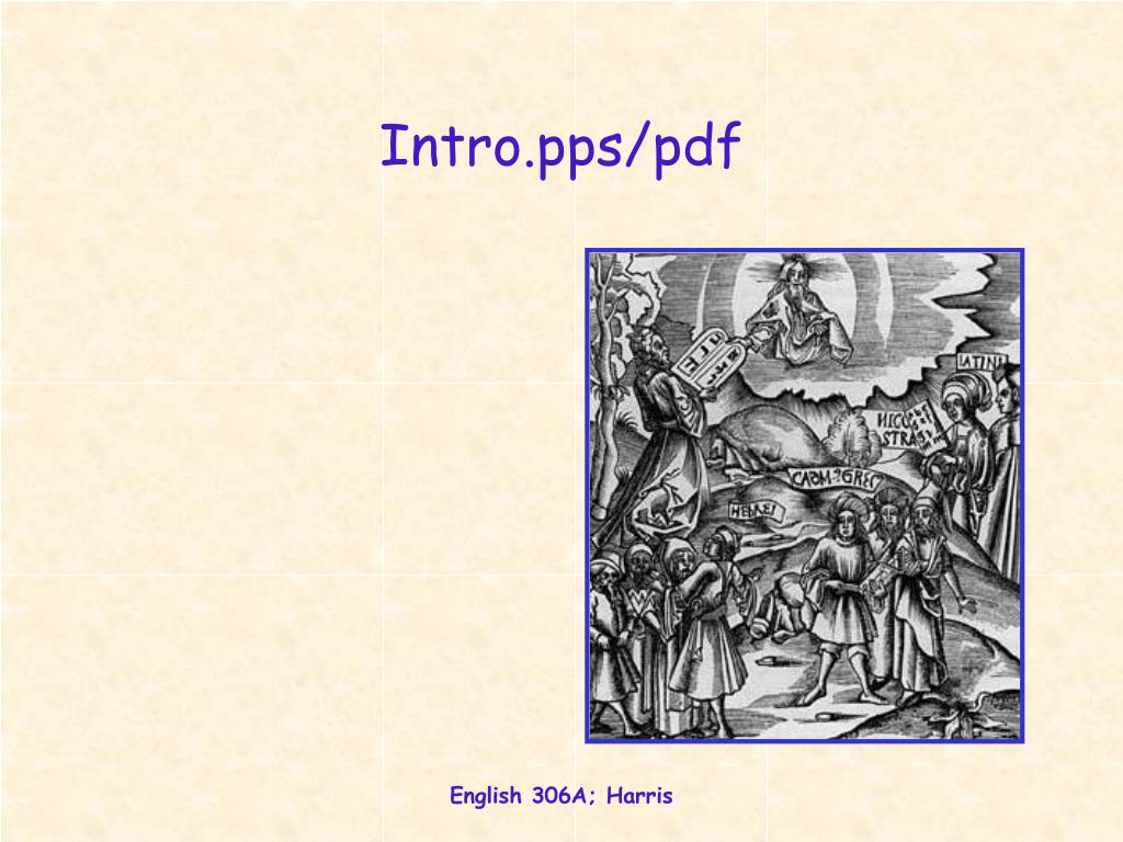 PPT - Intro.pps/pdf PowerPoint Presentation, free download - ID:674484