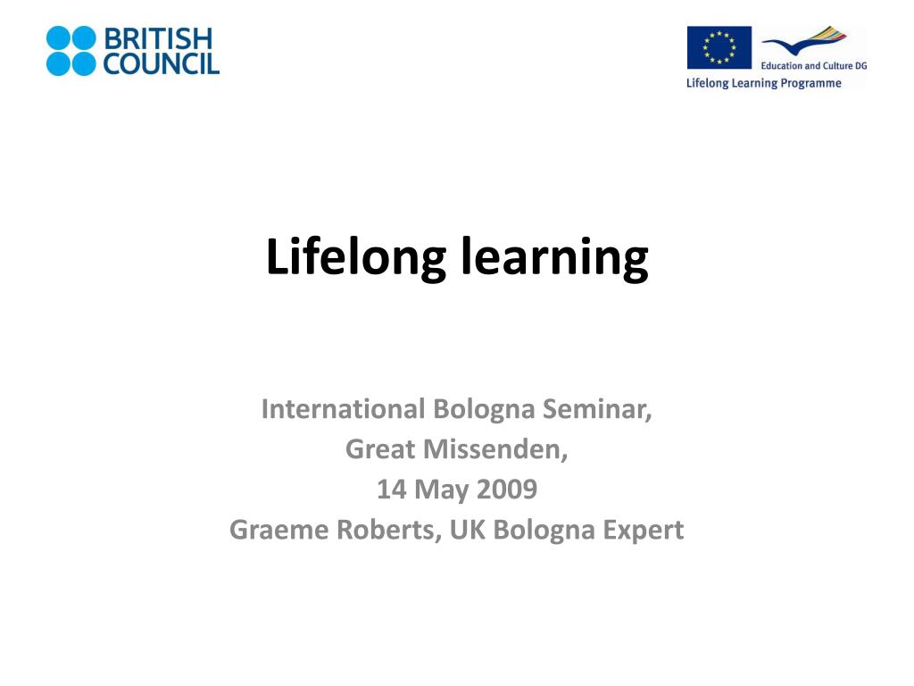 PPT - Lifelong learning PowerPoint Presentation, free download - ID:674980