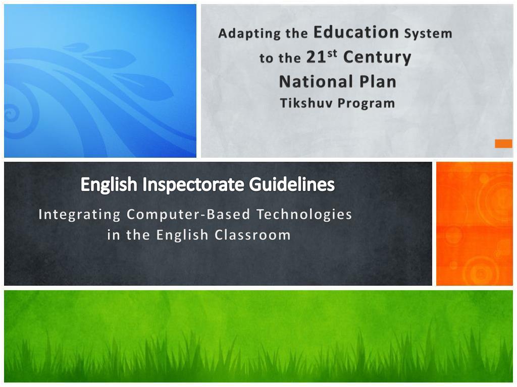 PPT - Integrating Computer-Based Technologies in the English Classroom ...