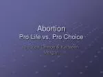PPT - Pro-choice Abortion PowerPoint Presentation, free download - ID ...