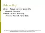 PPT - Make vs Buy Decision PowerPoint Presentation, free download - ID ...