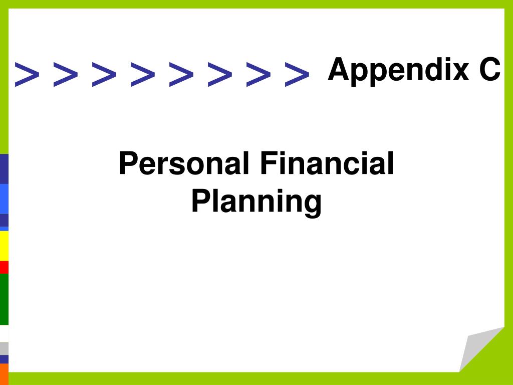 PPT - Personal Financial Planning PowerPoint Presentation, free ...