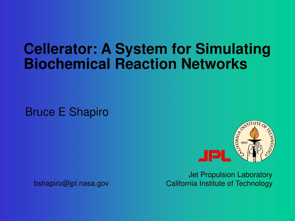 PPT - Cellerator: A System for Simulating Biochemical Reaction Networks ...