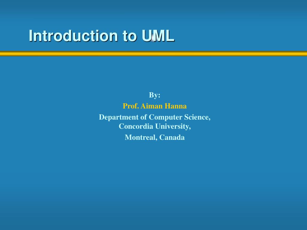 PPT - Introduction to UML PowerPoint Presentation, free download - ID:681876