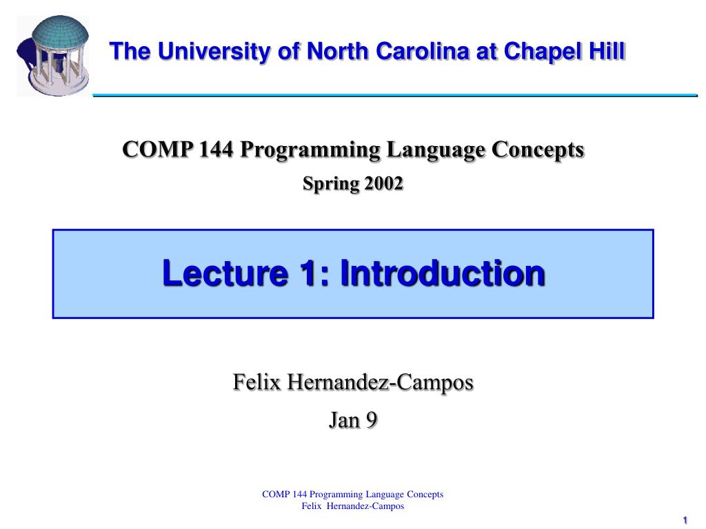 PPT - Lecture 1: Introduction PowerPoint Presentation, free download ...