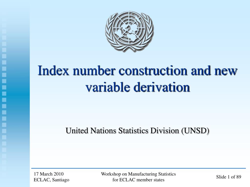 PPT - Index number construction and new variable derivation PowerPoint ...