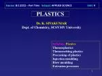 PPT - Plastics PowerPoint Presentation, free download - ID:950923