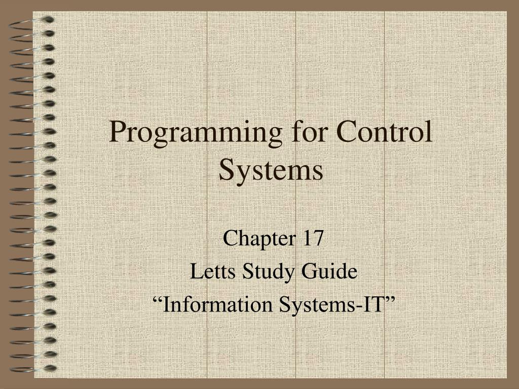 PPT - Programming for Control Systems PowerPoint Presentation, free ...