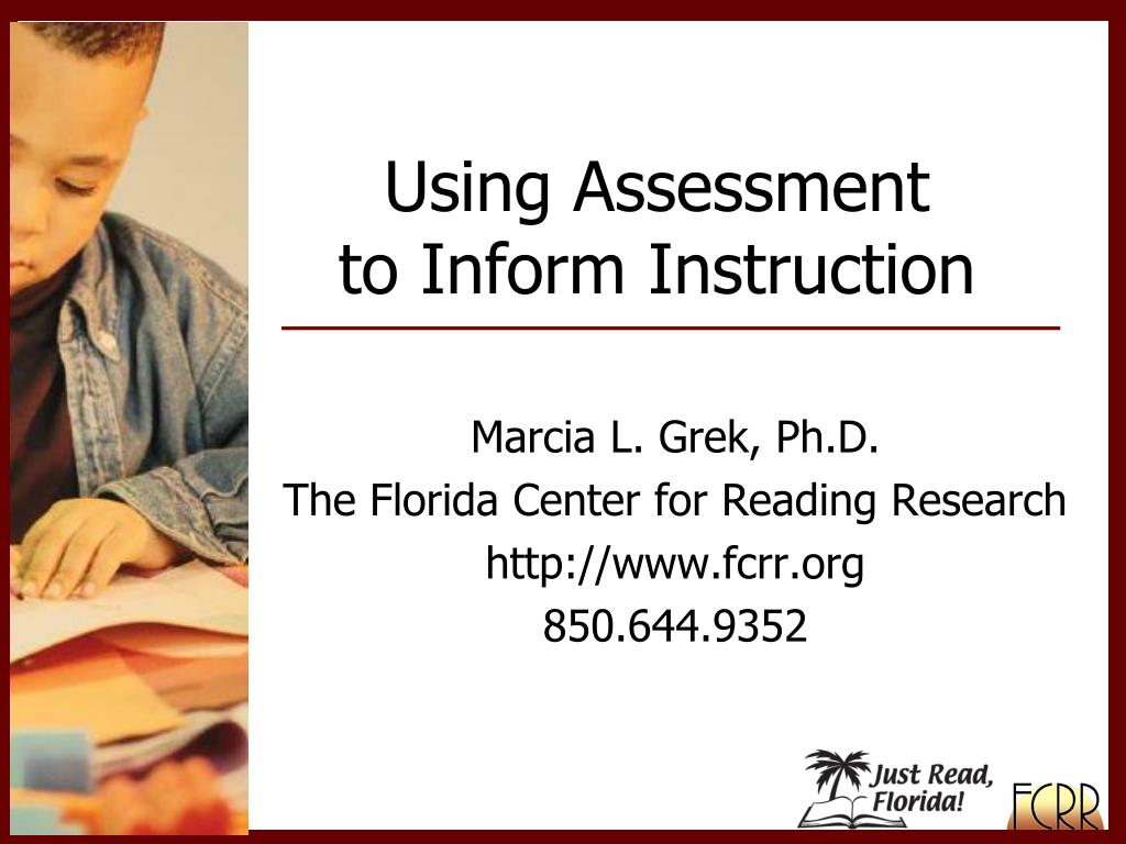 PPT - Using Assessment to Inform Instruction PowerPoint Presentation, free download - ID:688598