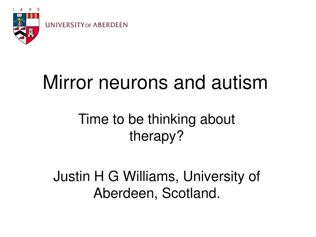 PPT - Mirror neurons and autism PowerPoint Presentation, free download ...