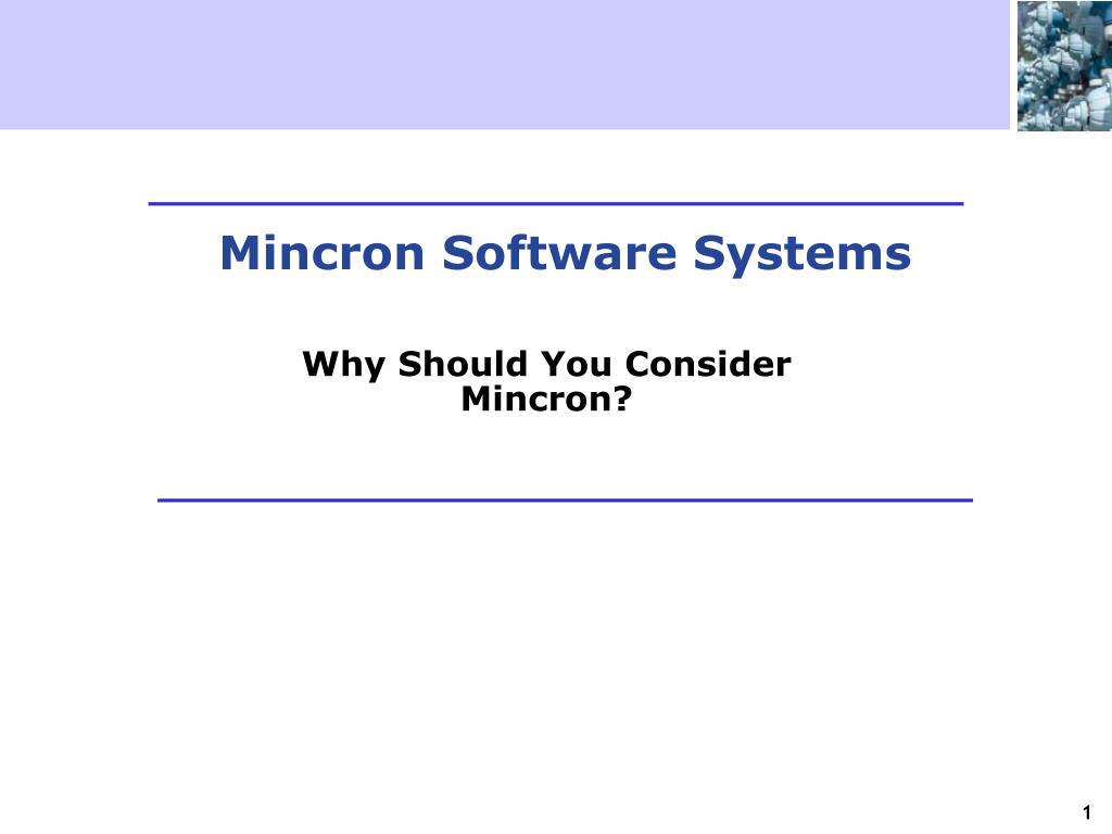 PPT - Mincron Software Systems PowerPoint Presentation, free download ...