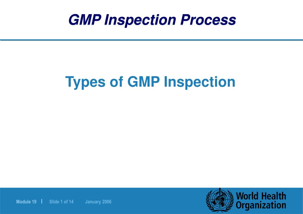 PPT - GMP Inspection Process PowerPoint Presentation, free download ...